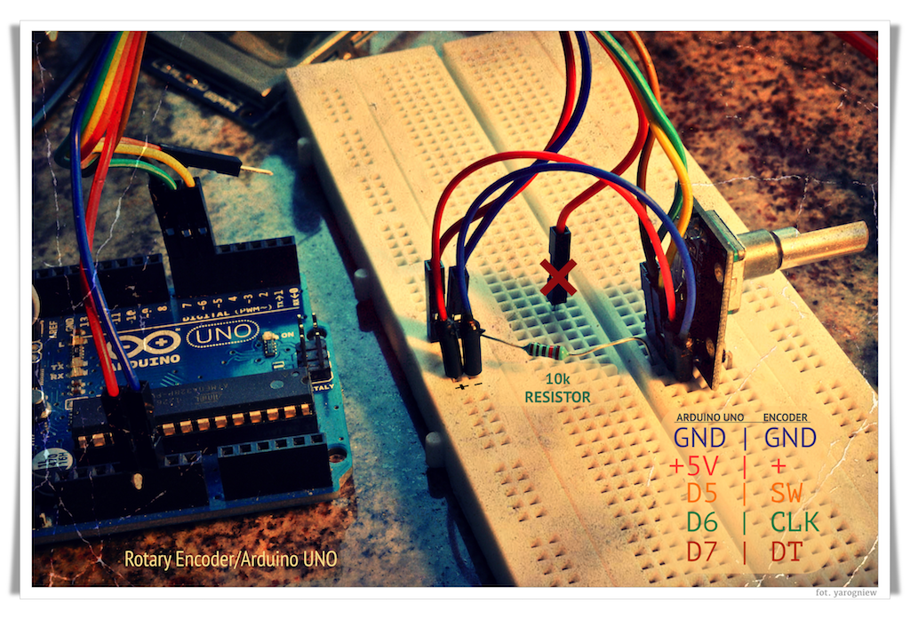 Enkoder Rotacyjny czyli Rotary Encoder – cyfrowy przełącznik – Arduino dla strasznych lamerów