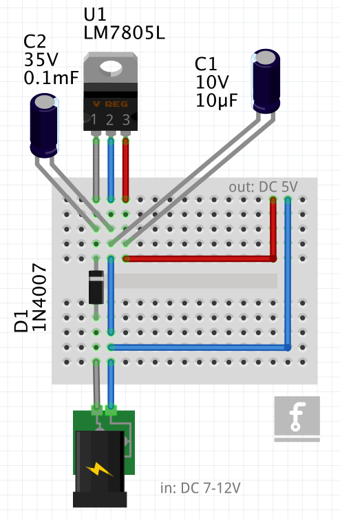 Stabilizator na LM7805, czyli zasilamy własne Arduino Diet. - Arduino ...