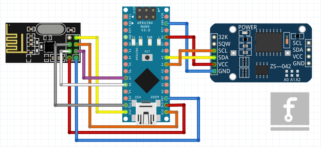 DS3231 Real Time Clock i wysyłanie czasu za pomocą modułu nRF24L01 ...