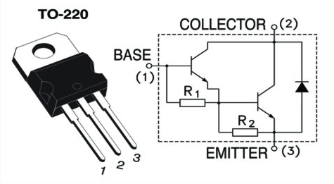TIP 122 – NPN Power Darlington Transistor - Arduino dla strasznych lamerów